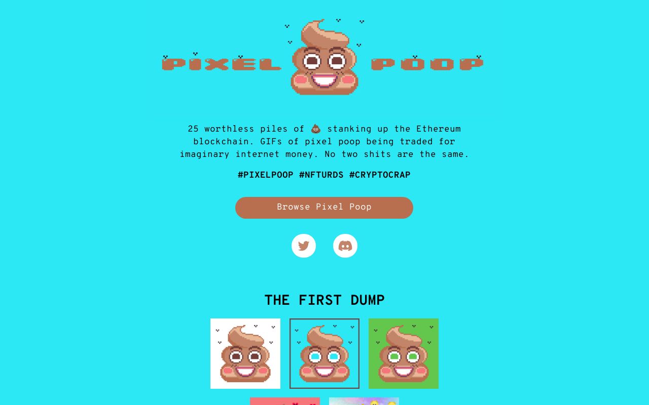 Pixel Poop - NFTurds